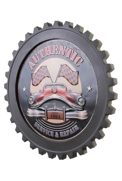 Evdeki Çarşı Dekoratif Dişli Chevrolet Temalı Duvar Panosu