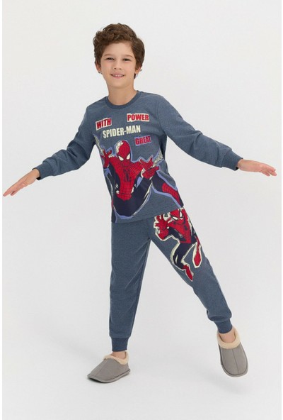 ROLY POLY Spider-Man Erkek Çocuk Pijama Takımı 4619