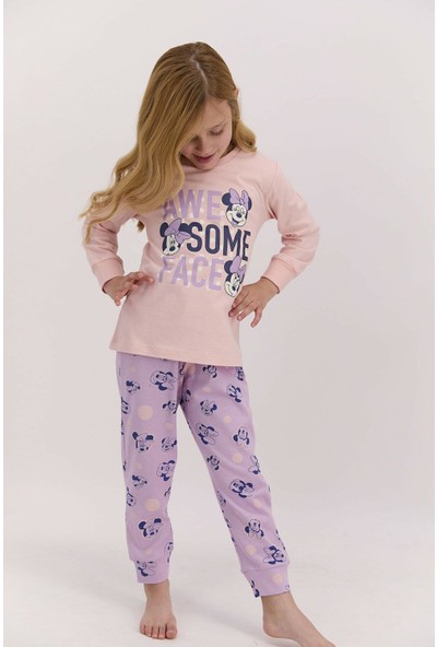 ROLY POLY Minnie Mouse Kız Çocuk Pijama Takımı 4601Ç