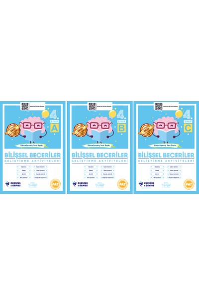Bilişsel Beceriler Geliştirme Aktiviteleri 4. Sınıf Seti (A-B-C) 3 Kitap Güncellenmiş Yeni Baskı Bilişsel Beceriler Geliştirme Aktiviteleri 4. Sınıf Seti (A-B-C) 3 Kitap Güncellenmiş Yeni Baskı