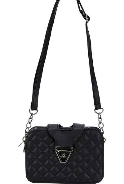 Royal Club De Polo Barcelona Kadın Siyah Omuz Çantası RPBA001200