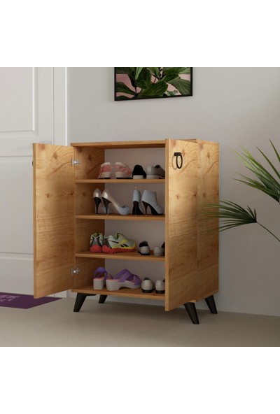 Hepsi Home Novak 4 Bölmeli Dekoratif Ayakkabılık Hepsi Home Novak 4 Bölmeli Dekoratif Ayakkabılık