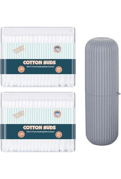 Cotton 400 Adet Kulak Pamuğu Aile Paketi Özel Kutulu Set 6'lı Paket Cotton 400 Adet Kulak Pamuğu Aile Paketi Özel Kutulu Set 6'lı Paket