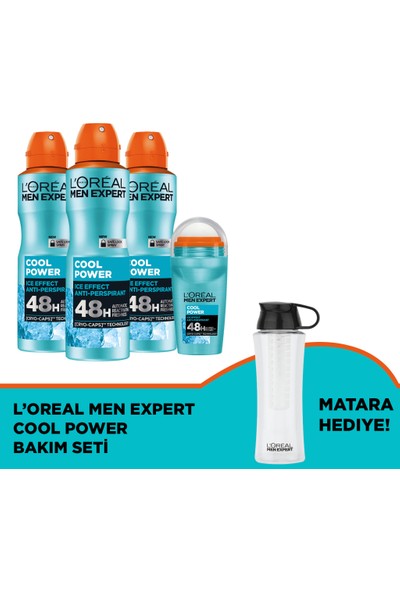 L'oreal Paris Men Expert Cool Power Seti + Matara