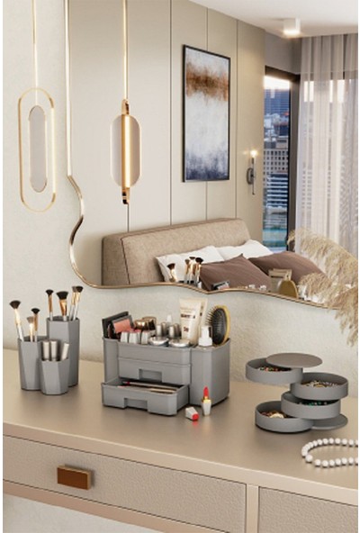 Apexel Lotus Kozmetik Makyaj Takı Düzenleme Kutusu Organizer Set Apexel Lotus Kozmetik Makyaj Takı Düzenleme Kutusu Organizer Set