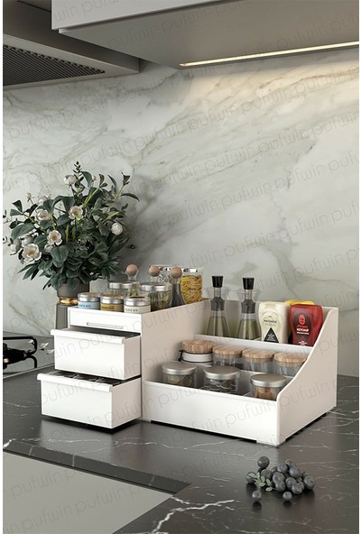 Apexel Elegance Mutfak Düzenleme Kutusu Organizer Plastik Apexel Elegance Mutfak Düzenleme Kutusu Organizer Plastik