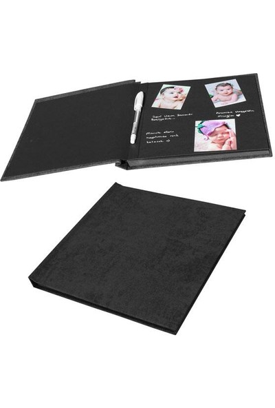 Seçbikutu Beyaz Kalemli Anı Defteri 25 x 25 cm