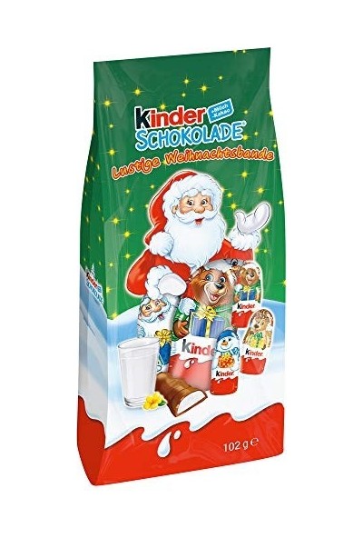 Kinder Schokolade Lustige Weihnachtsbande 102 gr Kinder Schokolade Lustige Weihnachtsbande 102 gr