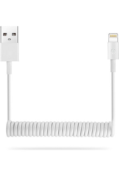 Megatech S-Link SL-SP12 Lightning 1.2m 2A Spiral Data Şarj Kablosu