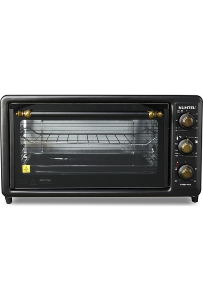 Kumtel Lx - 3525 Siyah Rustik Fırın 40 Lt