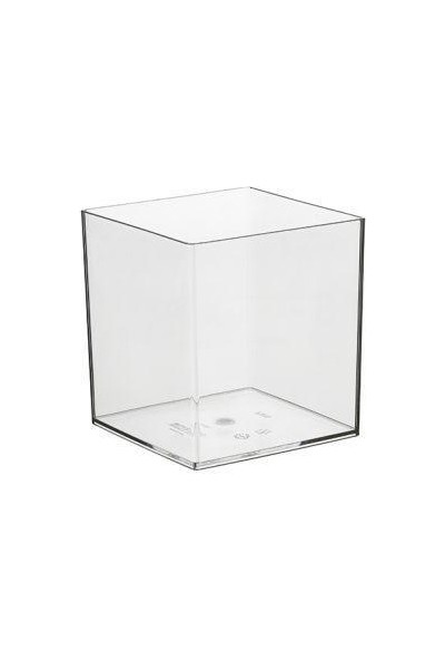 Üçsan Bora Plastik Kare Kavanoz Takımı 1,5 Lt