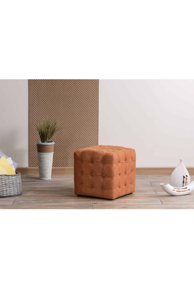 No 239 Dekoratif Kare Puf-Kiremit