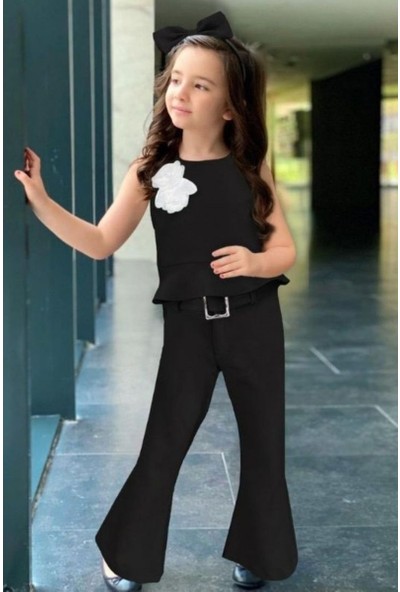 Riccotarz Kız Çocuk Senorita Ispanyol Siyah Alt Üst Takım