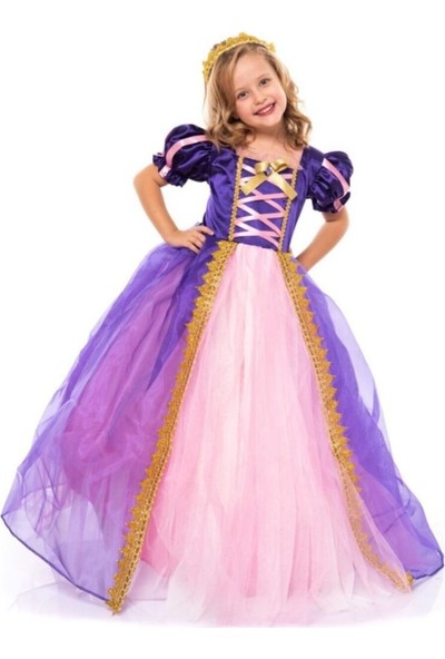 Riccotarz Kız Çocuk Sindirella Mor Kostüm