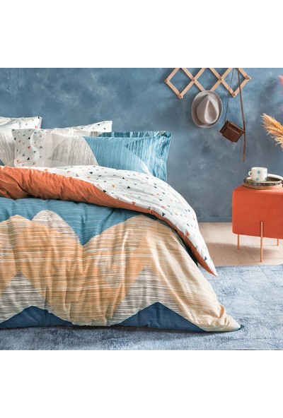 Yataş Bedding Aden Ranforce Tek Kişilik Nevresim Takımı - Lacivert