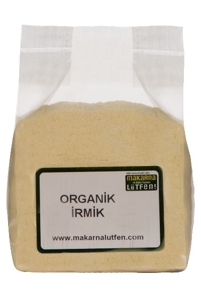 Makarna Lütfen Organik Irmik (Bebek Irmiği) 250 gr Makarna Lütfen Organik Irmik (Bebek Irmiği) 250 gr
