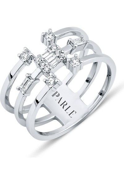 Parle Jewellery Pırlantalı Victorina Baget Kadın Yüzük Parle Jewellery Pırlantalı Victorina Baget Kadın Yüzük