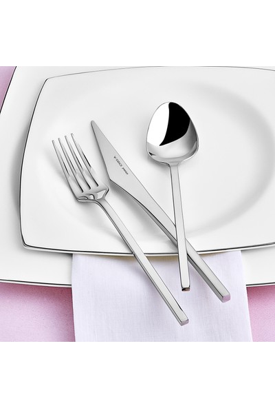Karaca Way 84 Parça 12 Kişilik 316 Çelik Premium Çatal Kaşık Bıçak Seti
