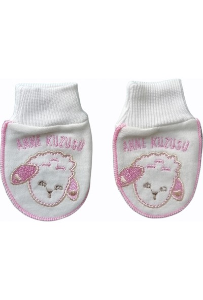 Dodo Baby Yeni Doğan Anne Kuzusu Yazılı Nakışlı Bebek Eldiveni (%100 Pamuk) Dodo Baby Yeni Doğan Anne Kuzusu Yazılı Nakışlı Bebek Eldiveni (%100 Pamuk)