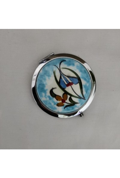 Çetin Çini Seramik El Aynası - Makyaj Aynası Çetin Çini Seramik El Aynası - Makyaj Aynası