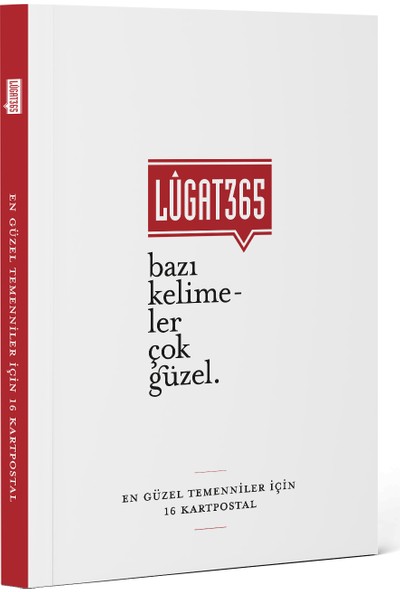 Lûgat365 Güzel Kelimeler Kartpostal Seti