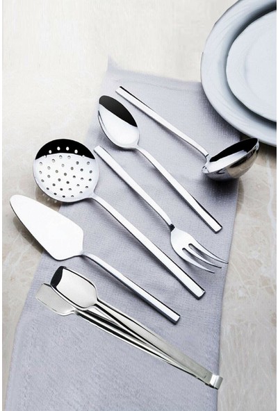 Nehir Dalyan Sade 6 Parça Servis Takımı Nehir Dalyan Sade 6 Parça Servis Takımı