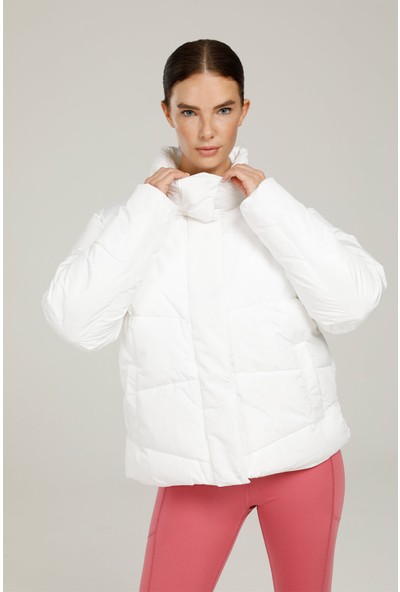 Lumberjack CT787 Agata Coat 1pr Beyaz Kadın Kısa Kaban Lumberjack CT787 Agata Coat 1pr Beyaz Kadın Kısa Kaban