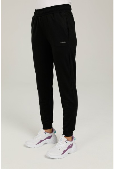 Kinetix SN86 Basic Jogger 1pr Siyah Kadın Eşofman