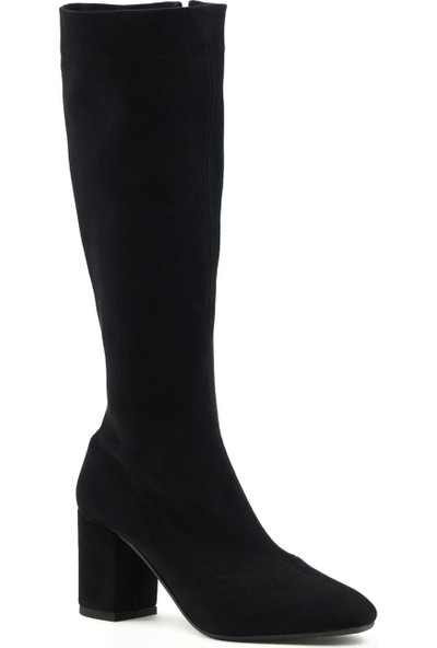 İnci Esıra.s.z 1pr Siyah Kadın Topuklu Çizme