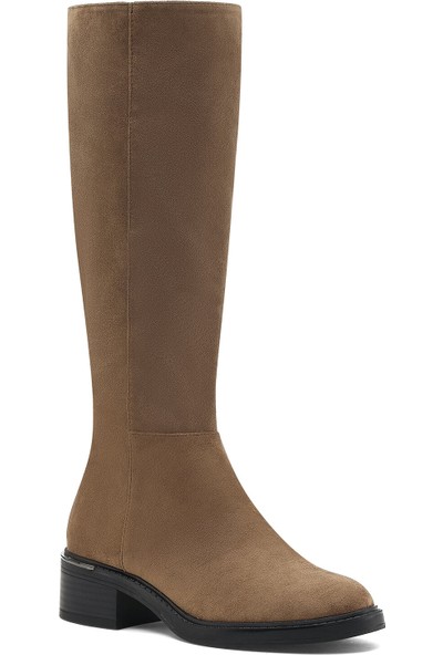 Nine West Vıver2 1pr Vizon Kadın Topuklu Çizme