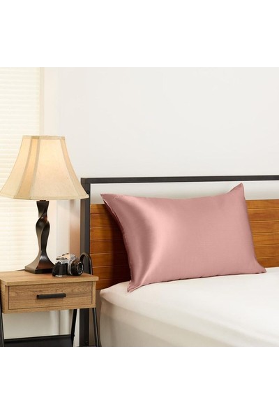 Rose Gold Ipek Saten Yastık Kılıfı 50 x 70 1 Adet Rose Gold Ipek Saten Yastık Kılıfı 50 x 70 1 Adet