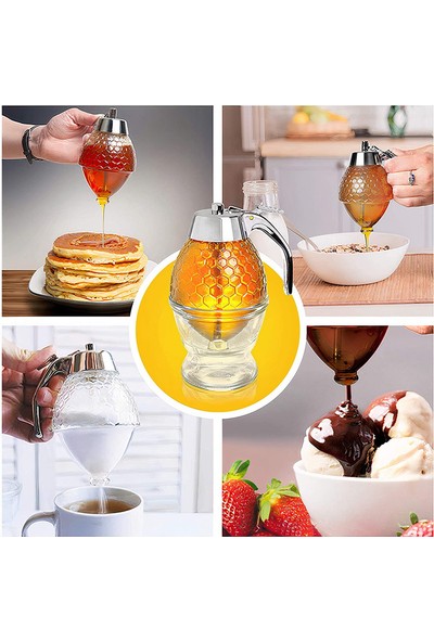 Pazarika Şık Tasarım Pratik Yağ Sirke Baldanlık Sirke Pekmez Kabı