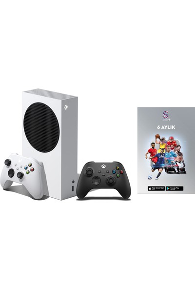 Microsoft Xbox Series S Oyun Konsolu 512GB Beyaz + 1 Siyah Controller + 6 Aylık S Sport Plus Üyeliği Microsoft Xbox Series S Oyun Konsolu 512GB Beyaz + 1 Siyah Controller + 6 Aylık S Sport Plus Üyeliği