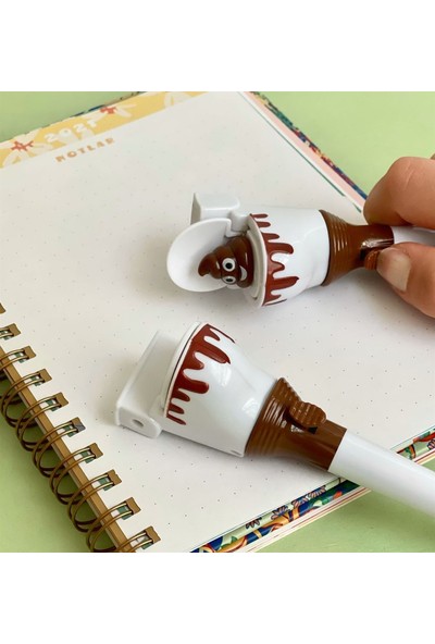 MrtNlu Hareketli Klozet Poo Tükenmez Kalem