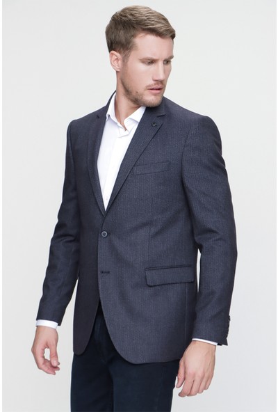 Morven Erkek Conte Battal Ceket Lacivert Morven Erkek Conte Battal Ceket Lacivert