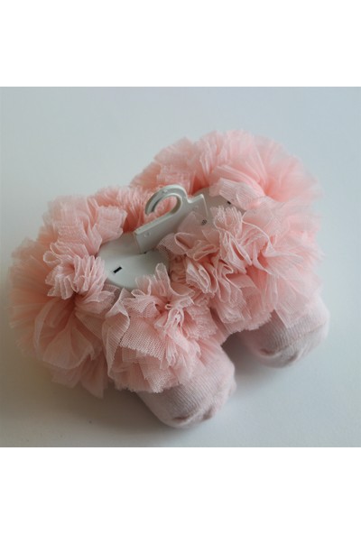 Minnie Kids Minniekids Pembe Fırfırlı Soket Çorap