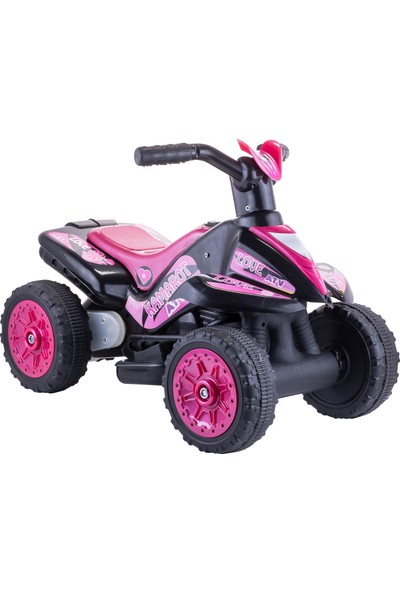 Kamarot 6v Akülü Atv Araba Motor Motosiklet Siyah Pembe Renk YENİ SERİ Kamarot 6v Akülü Atv Araba Motor Motosiklet Siyah Pembe Renk YENİ SERİ
