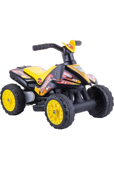 Kamarot 6v Akülü Atv Araba Motor Motosiklet Siyah Sarı Renk YENİ SERİ Kamarot 6v Akülü Atv Araba Motor Motosiklet Siyah Sarı Renk YENİ SERİ