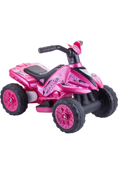 Kamarot 6v Akülü Atv Araba Motor Motosiklet Metalik Pembe Renk YENİ SERİ Kamarot 6v Akülü Atv Araba Motor Motosiklet Metalik Pembe Renk YENİ SERİ