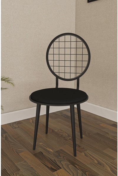 Wood House Lina Sandalye Siyah