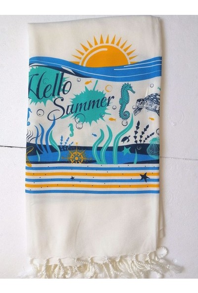 Sheboo Desenli Buldan Bezi Bambu Peştemal/pareo Sheboo Desenli Buldan Bezi Bambu Peştemal/pareo