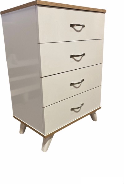 Diverso Home 4 Çekmeceli Şifonyer Dolabı Komodin D-215