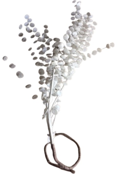 Mikasa Beyaz Halka Yapay Çiçek 80 cm