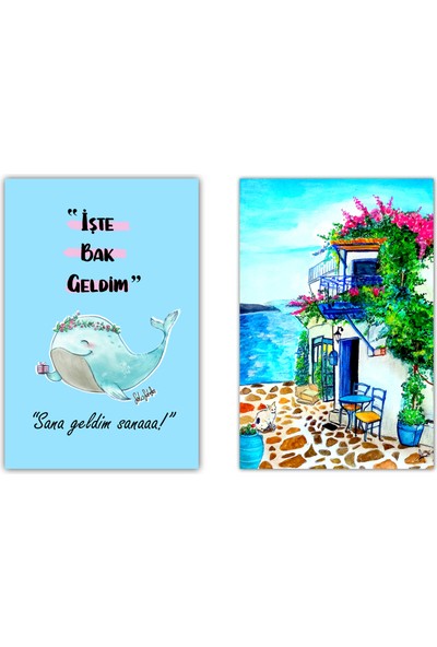 Fatofotofan Buzdolabı Magneti 2'li Set Deniz Aşkı,alaçatı,balık Fatofotofan Buzdolabı Magneti 2'li Set Deniz Aşkı,alaçatı,balık