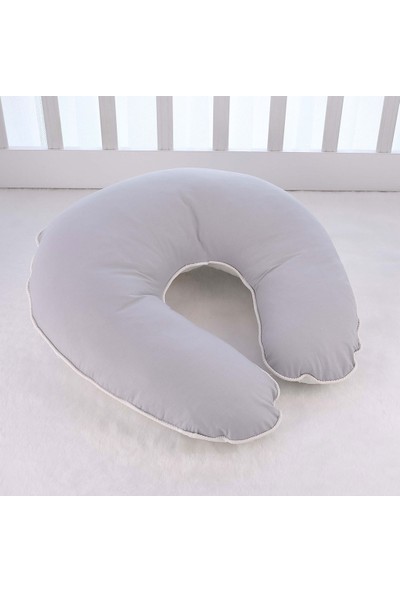 Umaybebek Emzirme Yastığı Minderi Gri %100 Pamuk Umaybebek Emzirme Yastığı Minderi Gri %100 Pamuk