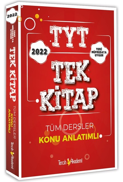 Tercih Akademi 2022 TYT Tüm Dersler Konu Anlatımlı Tek Kitap