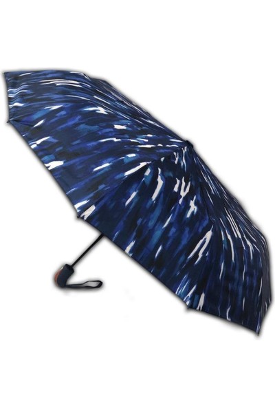 Rubenis RB010L Bayan Mavi Dalga Desenli Şemsiye Rubenis RB010L Bayan Mavi Dalga Desenli Şemsiye