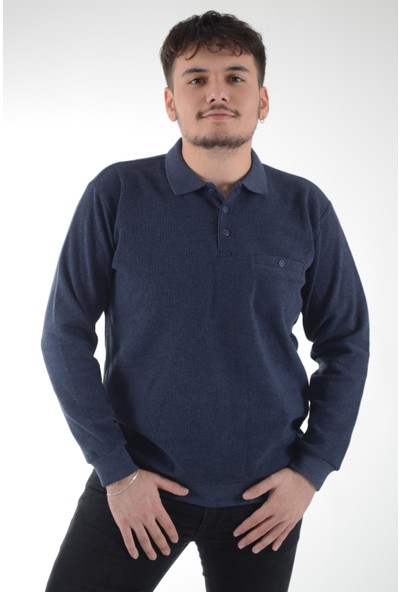 Wearz Cepli Polo Yaka Selanik Sweatshirt (Battal Bedenli) Wearz Cepli Polo Yaka Selanik Sweatshirt (Battal Bedenli)