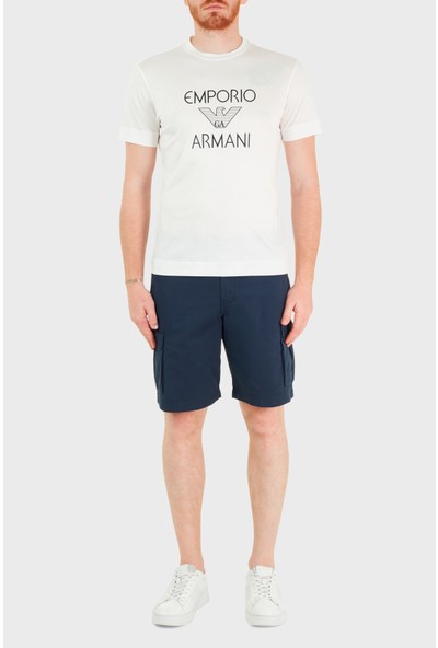 Emporio Armani Cepli % 100 Pamuk Bermuda Erkek Bermuda S 211835 1P471 06935