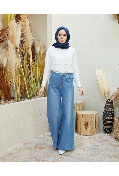 Neways Belden Bağcıklı Mavi Pantolon Neways 1123 Neways Belden Bağcıklı Mavi Pantolon Neways 1123